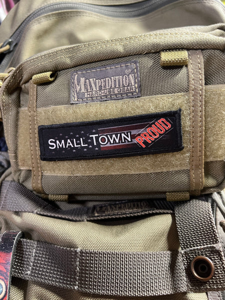 1x4" Small Town Proud Morale Patch | Custom Velcro Morale Patches