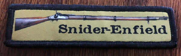 1x4 Snider - Enfield Rifle Morale Patch | Custom Velcro Morale Patches