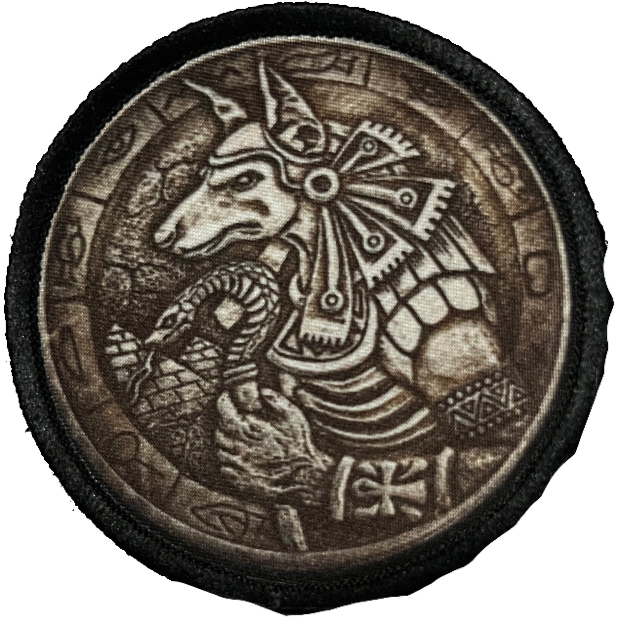 3" Egyptian Anubis Morale Patch | Custom Velcro Morale Patches