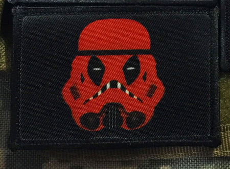 Deadpool Stormtrooper Morale Patch | Custom Hook and Loop Fastener Morale Patches