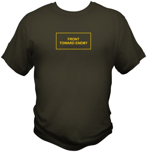Front Toward Enemy Claymore T Shirt | Custom Velcro Morale Patches