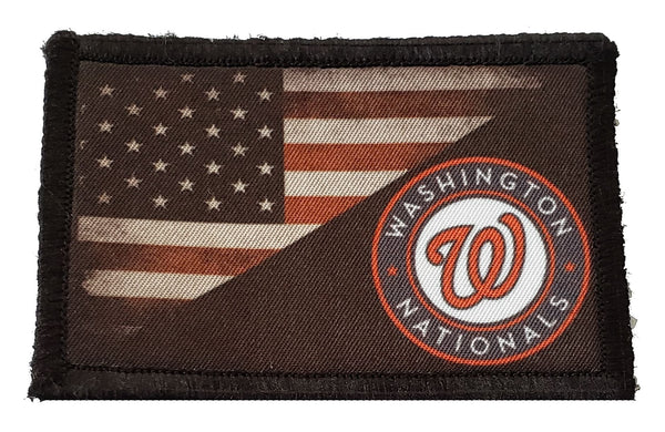 Full Color Washington Nationals USA Flag Morale Patch | Custom Velcro ...
