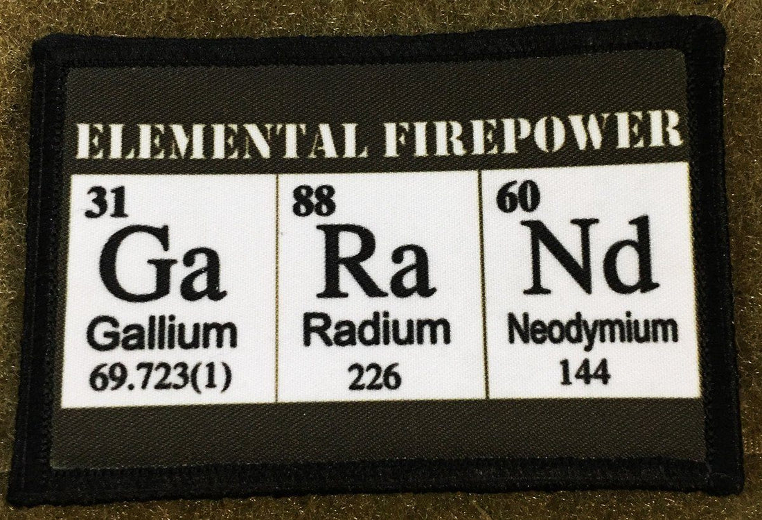 Elemental Firepower M1 Garand Morale Patch – Redheaded Productions