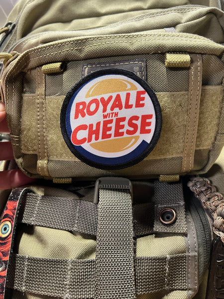 Royale With Cheese Morale Patch | Custom Velcro Morale Patches