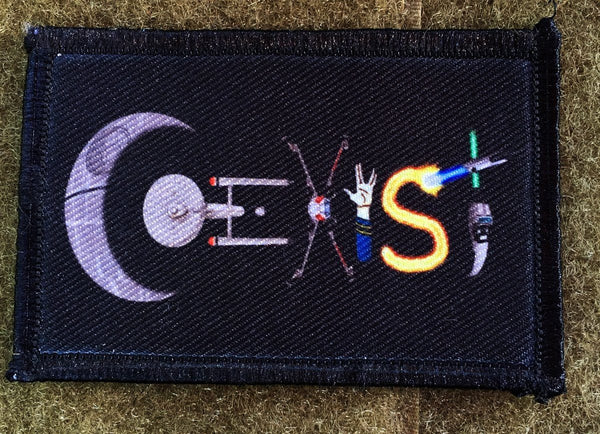 Star Wars Star Trek Coexist Morale Patch | Custom Hook and Loop ...