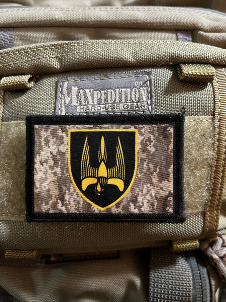 Subdued 46th Donbass Ukrainian Flag Morale Patch | Custom Velcro Morale ...