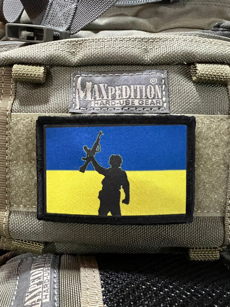 Ukrainian Flag Red Dawn Wolverines Ukraine Morale Patch | Custom Velcro ...