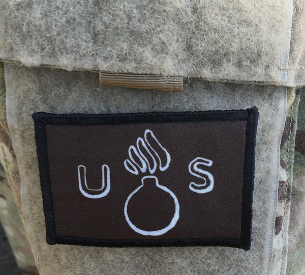 WWII US Flaming Bomb Morale Patch | Custom Velcro Morale Patches